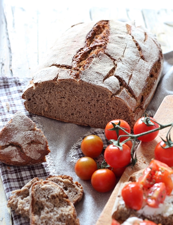 Pane di segale alla birra a lievitazione naturale - Saltando in padella